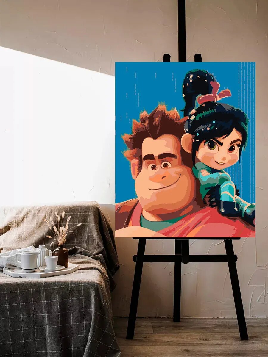 Картина по номерам Ральф Wreck-It Ralph Мультфильм