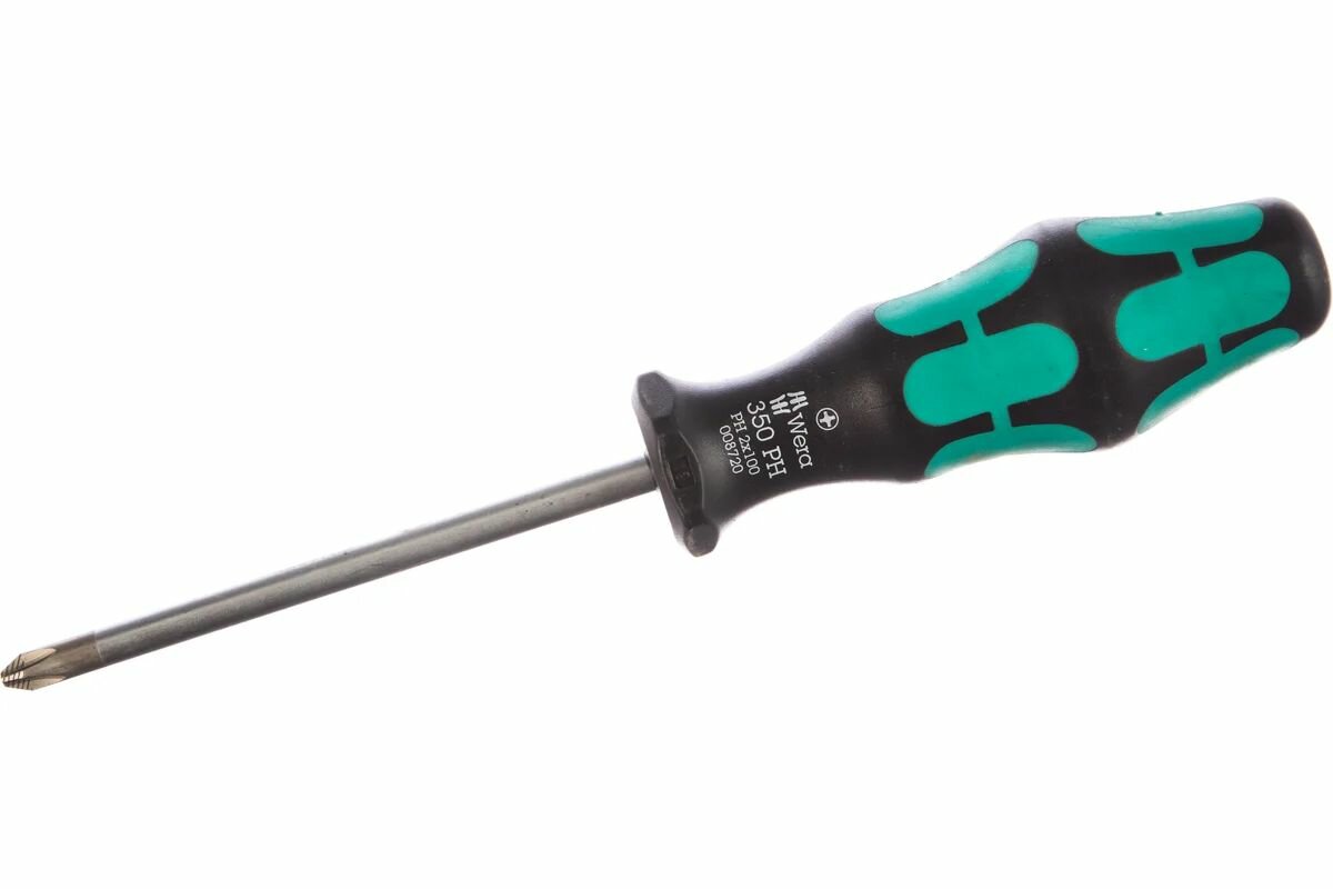 Отвёртка крестовая Wera 350 PH, PH 2 x 100 м. WE-008720