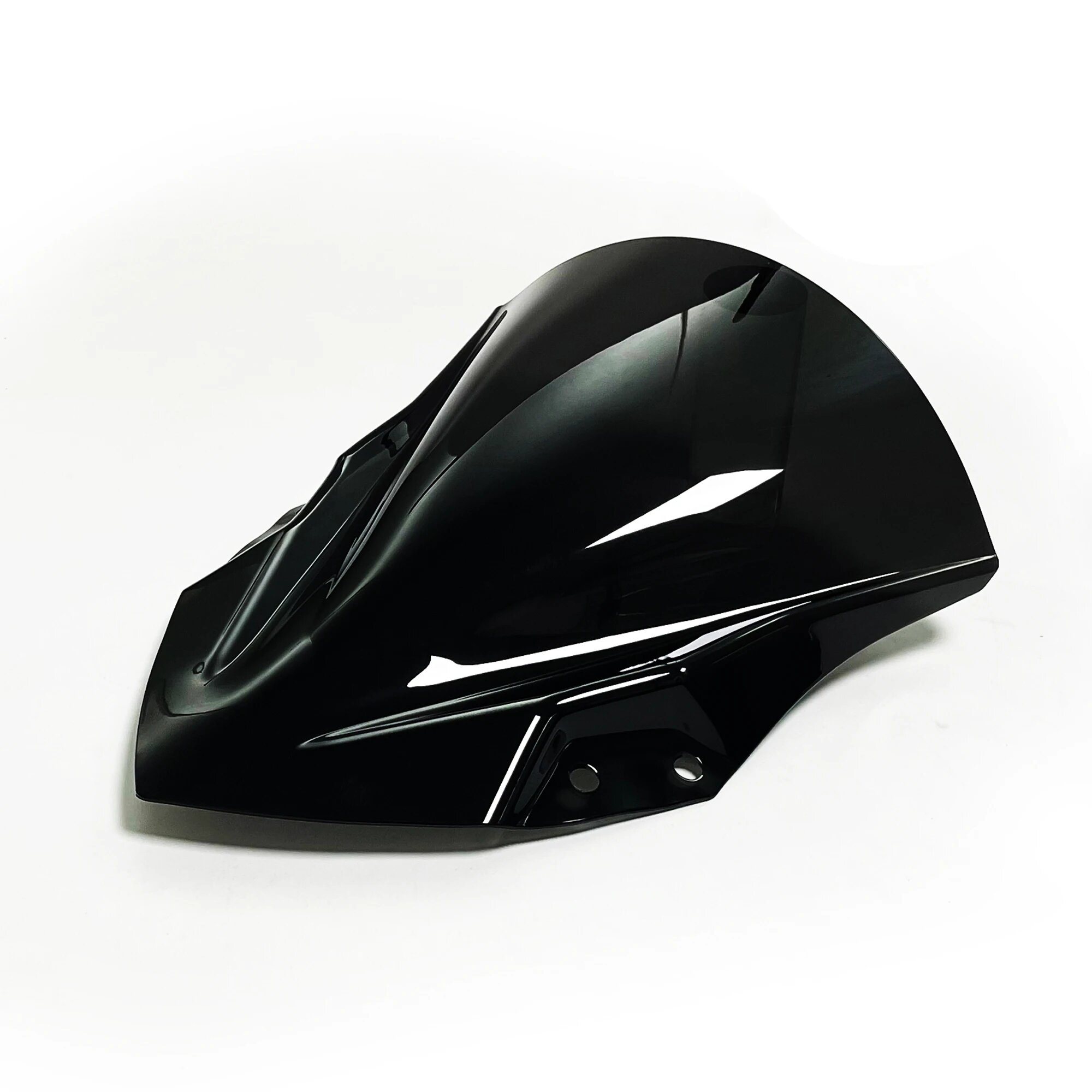 Ветровое стекло для Kawasaki Ninja 400 250 2018-2021, лобовое стекло для мотоцикла, двойное пузырьковое стекло, ниндзя 400, 250, 2018, 2019, 2020, 2021, Черный