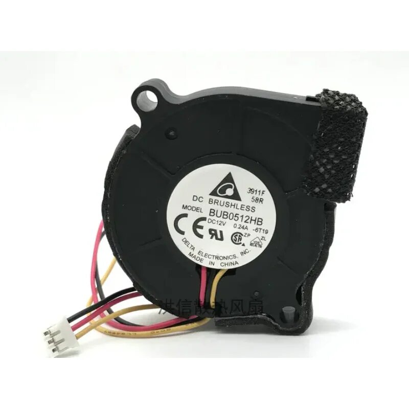 Delta Electronics BUB0512HB DC 12 В 0,24 А 50x50x15 мм 3-проводной охлаждающий вентилятор для сервера