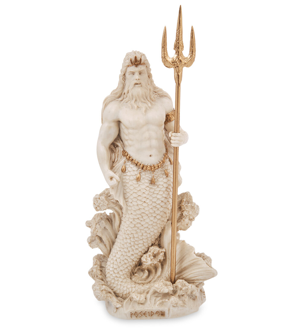Статуэтка Посейдон - Бог морей WS-1432/ 3 113-907902