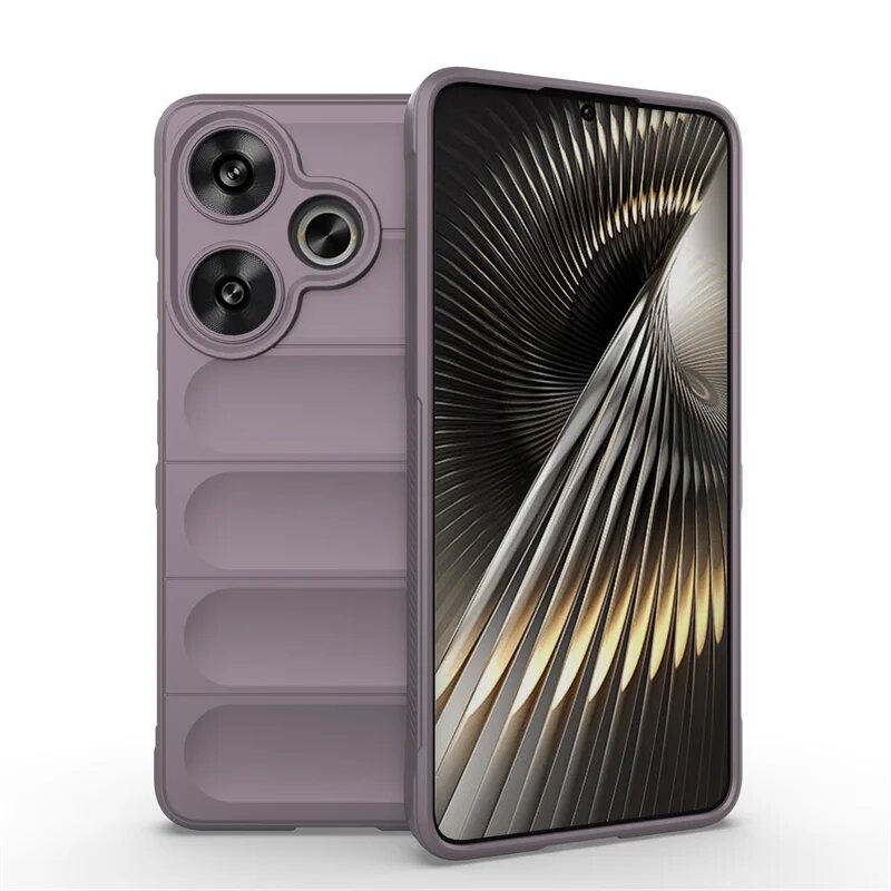 Е чехол для Poco F6 Case Poco F6 Cover Funda Coque Soft Silicone TPU Shockproof Phone Back Bumper Poco F6