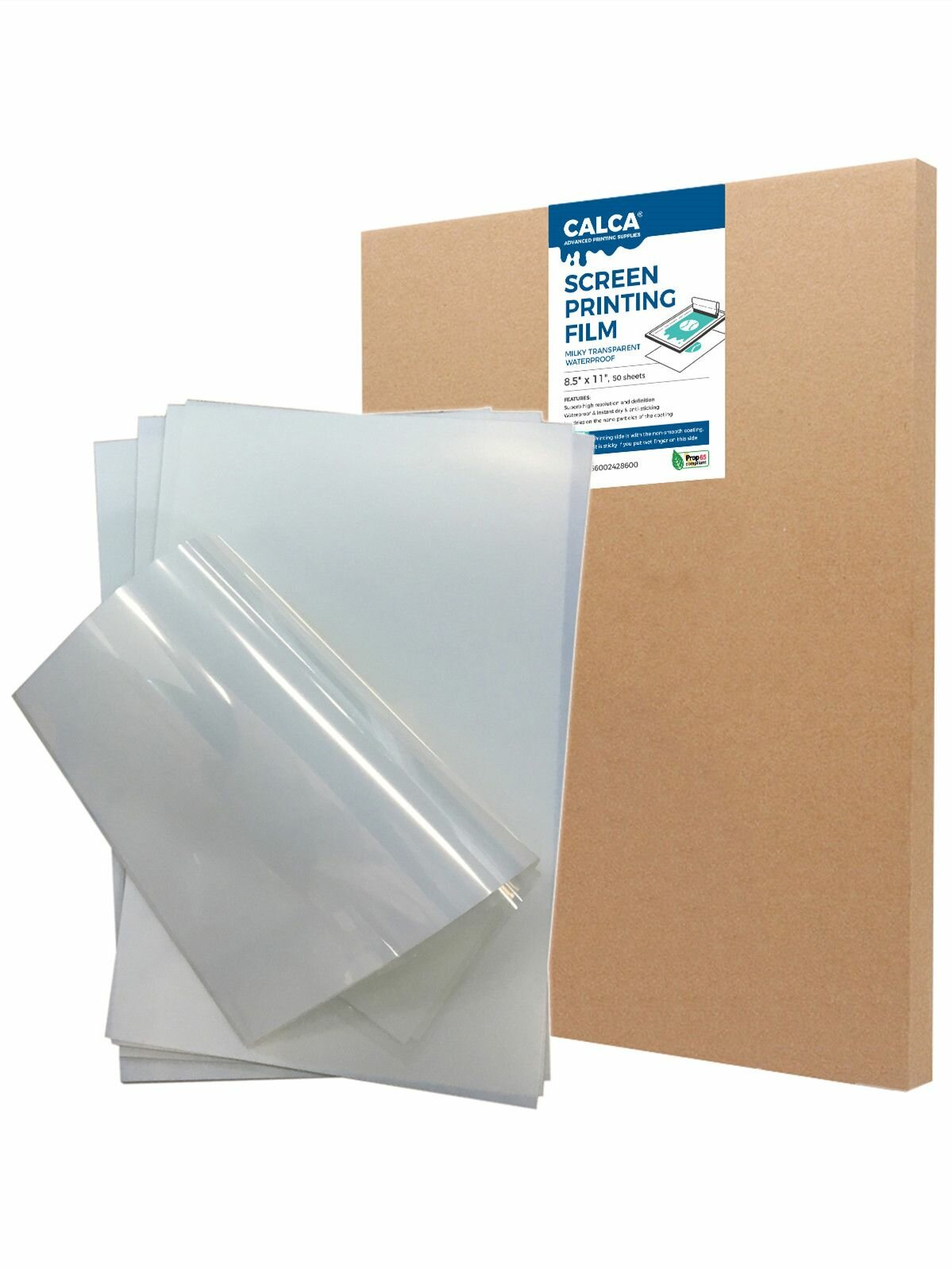 50 листов 21.59 x 27.94 см Водостойкая прозрачная пленка для струйной печати для Шелкографии, для фотовыводов