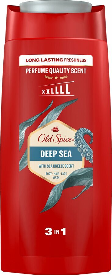 Гель для душа+шампунь OLD SPICE Deep sea, 675мл