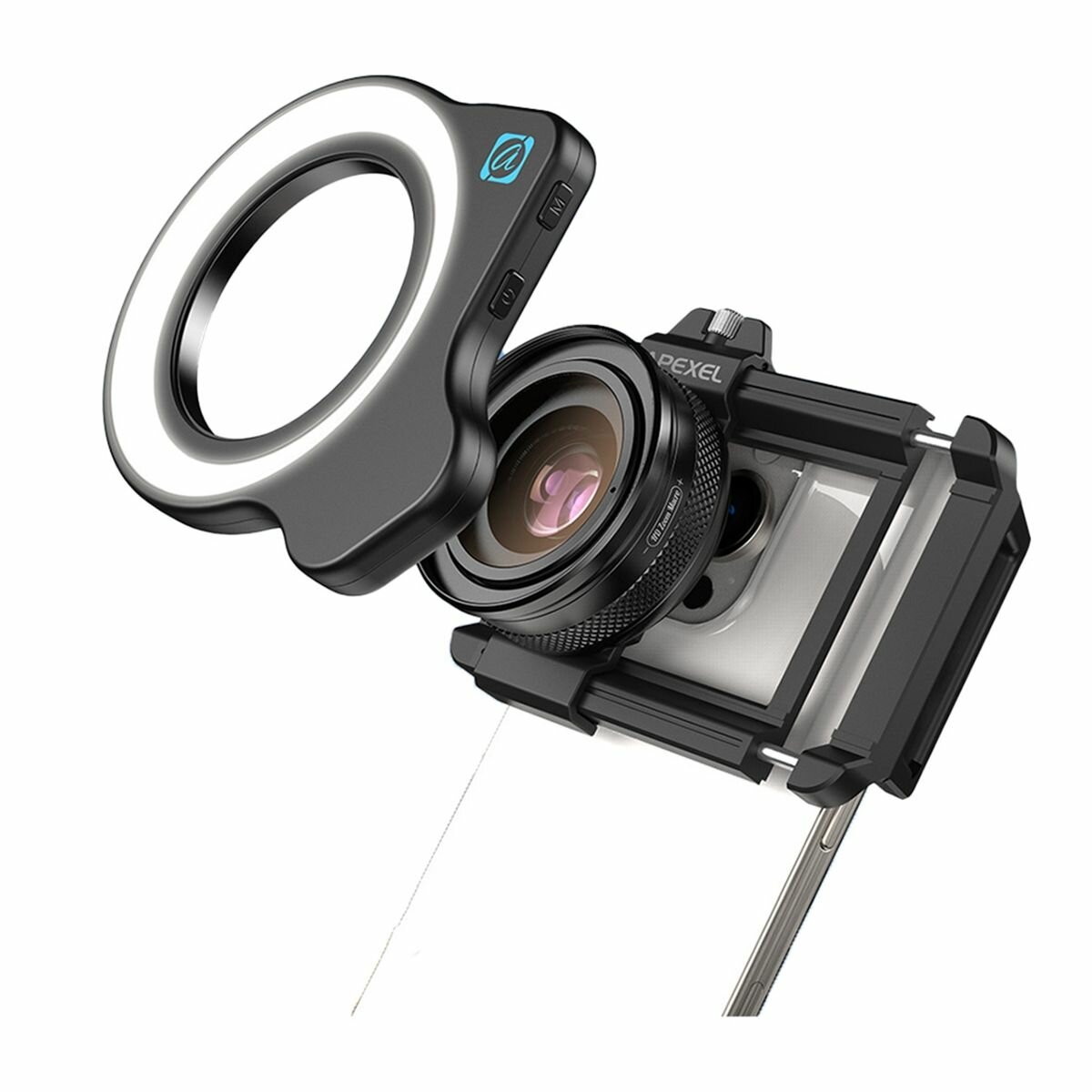 APEXEL 10-20X Zoom Макрообъектив, HD-Микрообъективы Для Телефонных Камер