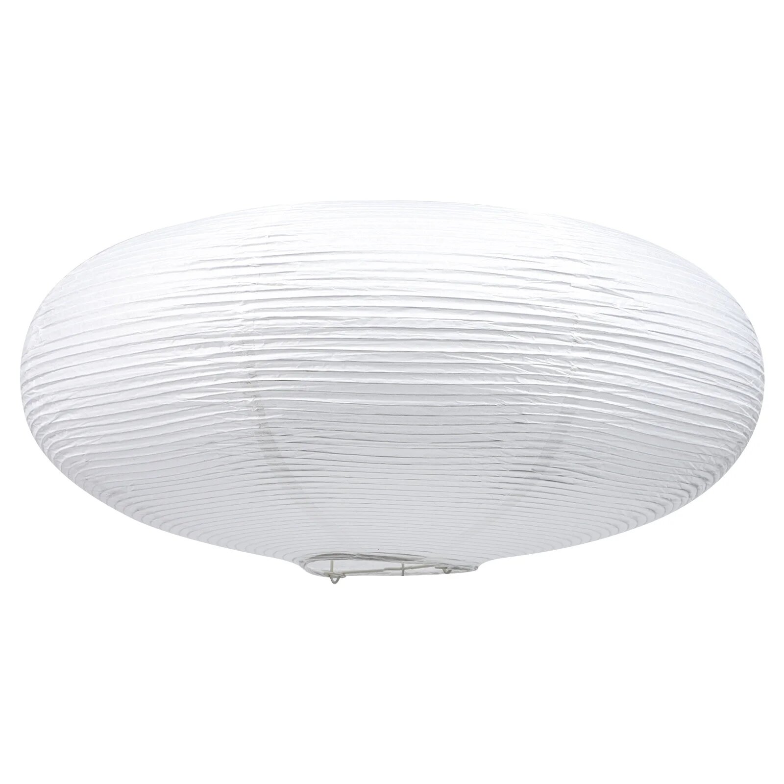 Большой белый бумажный абажур