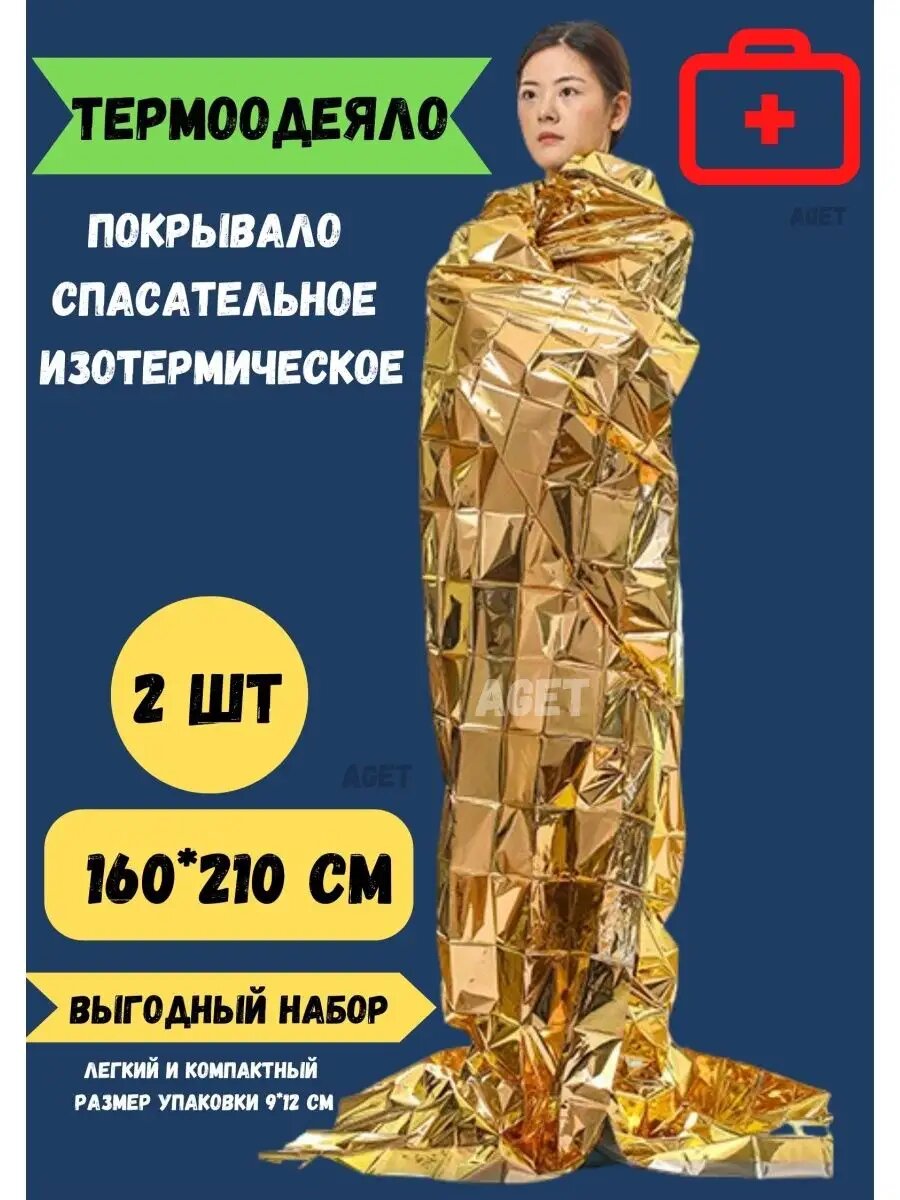 Термоодеяло спасательное туристическое