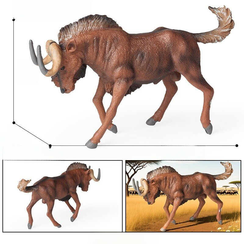 Tibetan antelope replica models for children learning toy and collection display