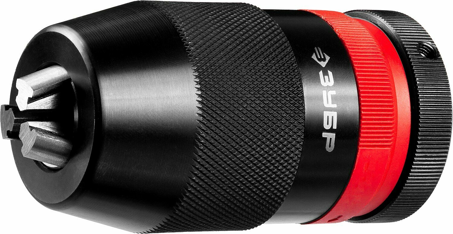 Патрон для станков ЗУБР Профессионал, диаметр 0 -16 мм, высокоточный, быстрозажимной, с фиксирующим кольцом