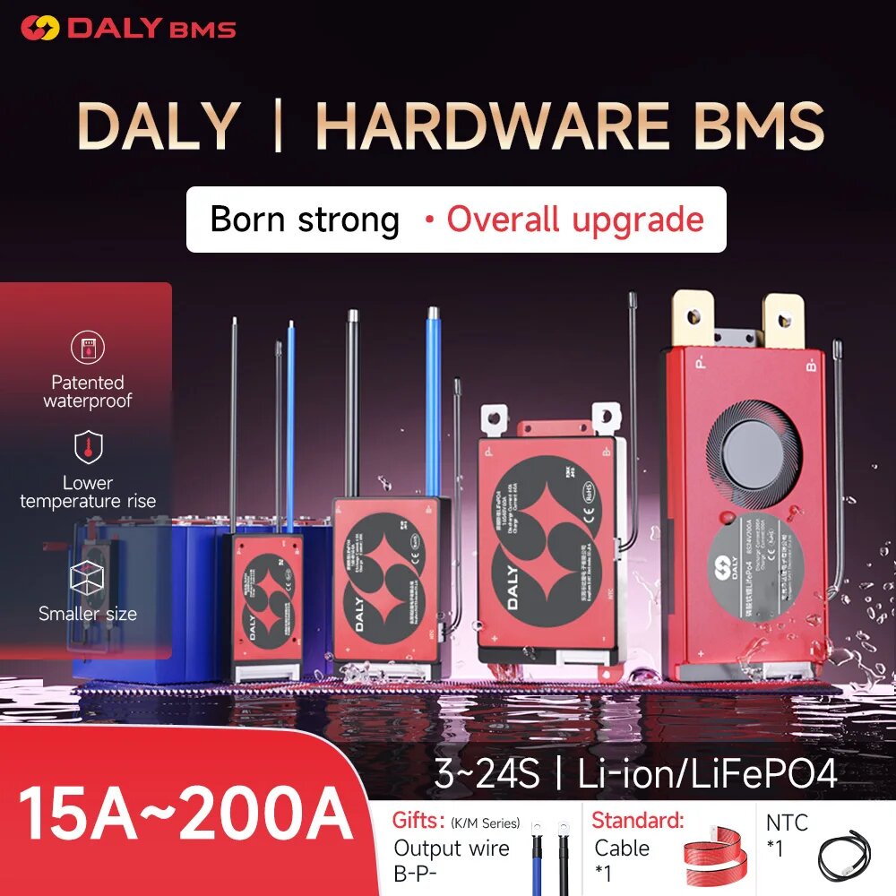 Daly BMS 150A LiFePO4 8S 24V NTC