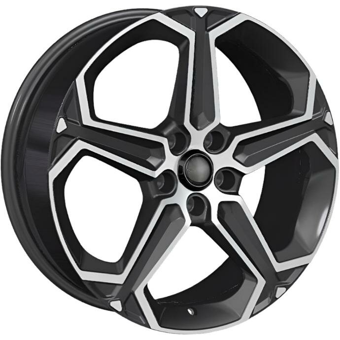 Колесный диск Khomen KHW 1909 7.5x19 5*114.3 ET35 DIA60.1 Black-FP