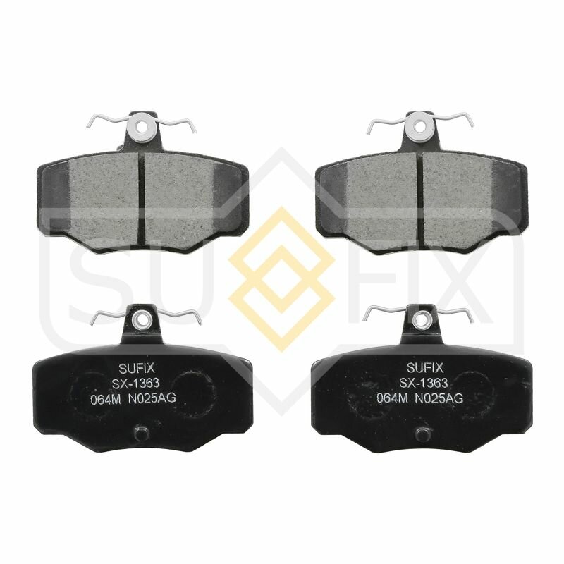 SUFIX Колодки тормозные задние NISSAN Almera(N16) 02-06/ Primera(P10) 1.6-2.0/(P11) 98-01