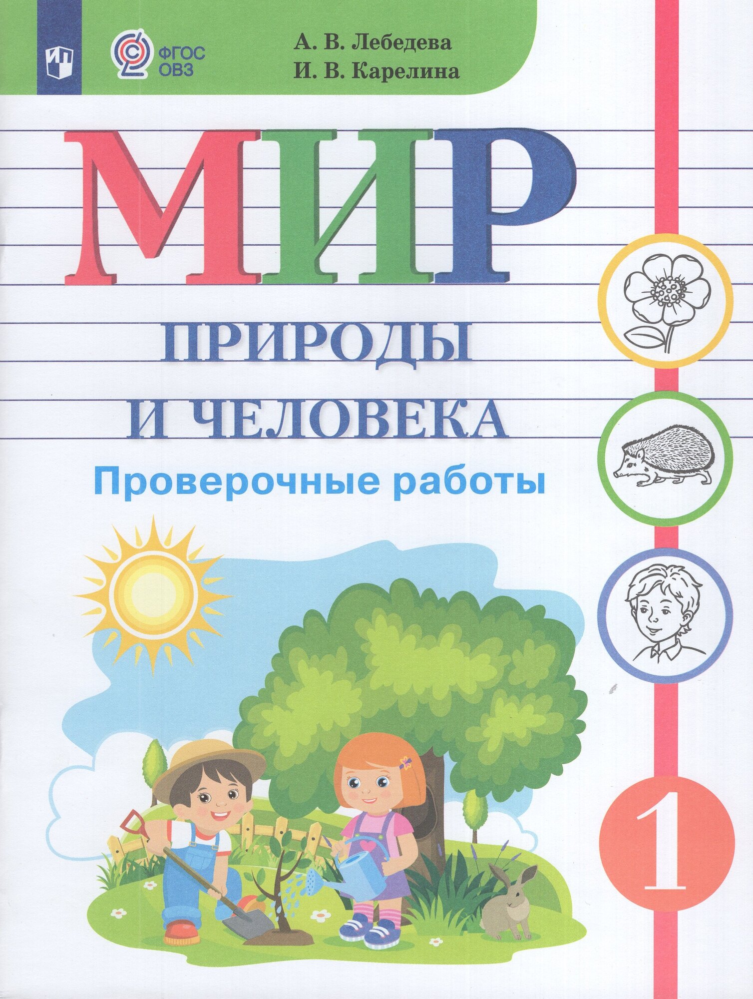 Мир природы и человека. 1 класс. Проверочные работы для общеобразовательных организаций, реализующих адаптированные основные общеобразовательные программы, 2025, автор Лебедева А. В.