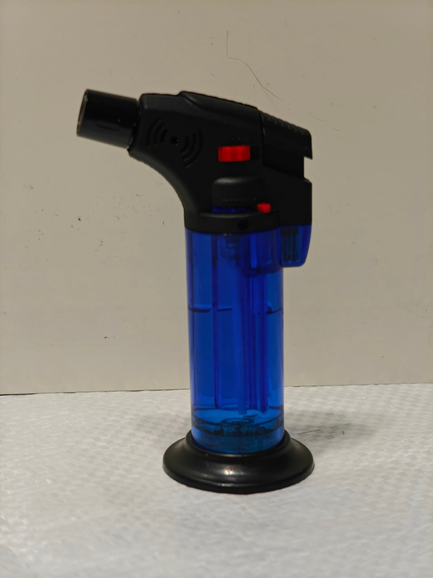 Горелка газовая J-01, пьезоподжиг, универсальная, синяя, компактная