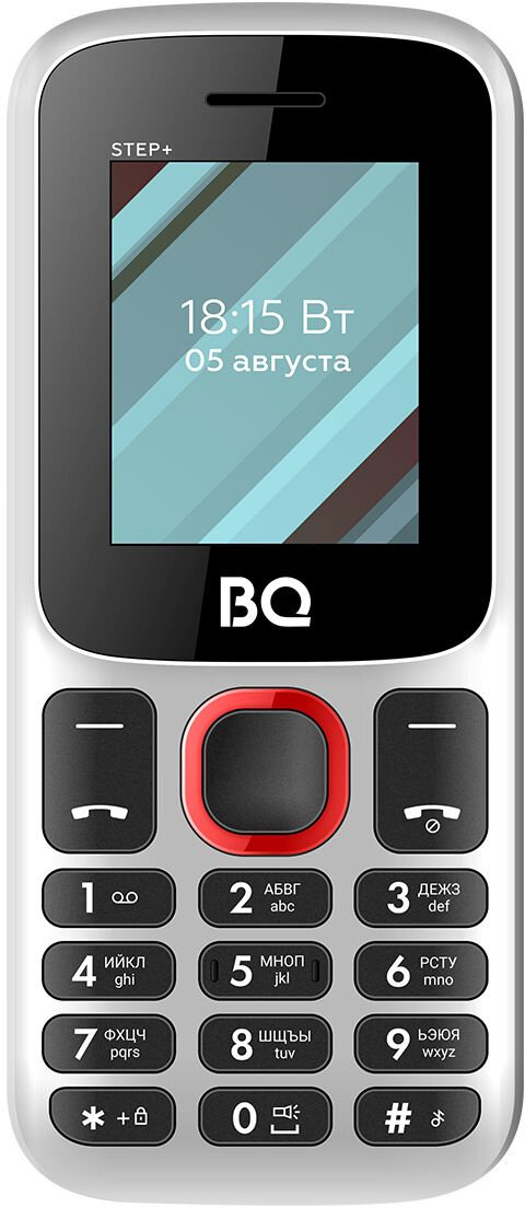 Мобильный телефон 1848 Step+ White/Red