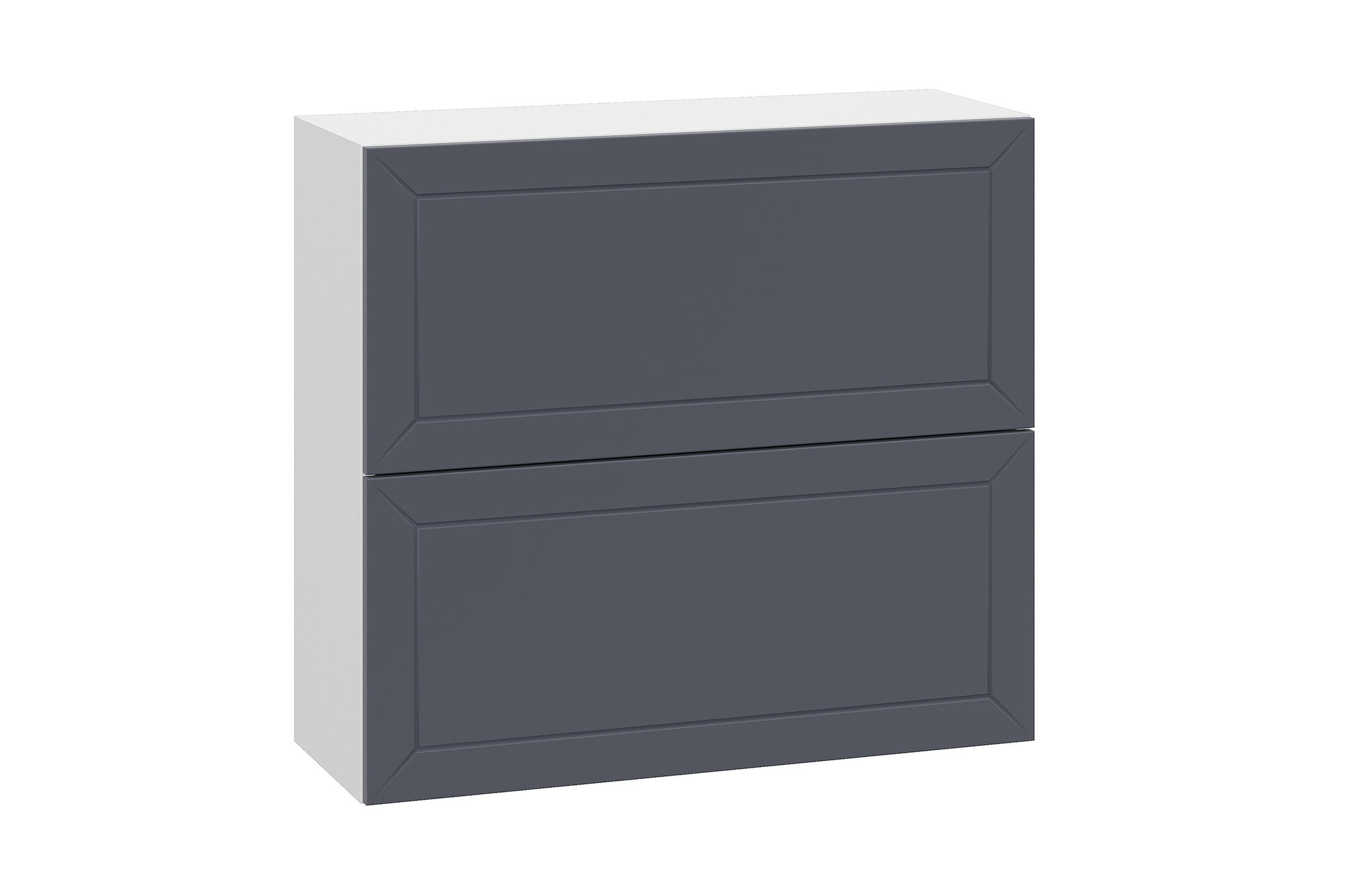 Кухонный модуль навесной барный Нонтон Лаорна, 80x29x72 см, белый / каменный графит