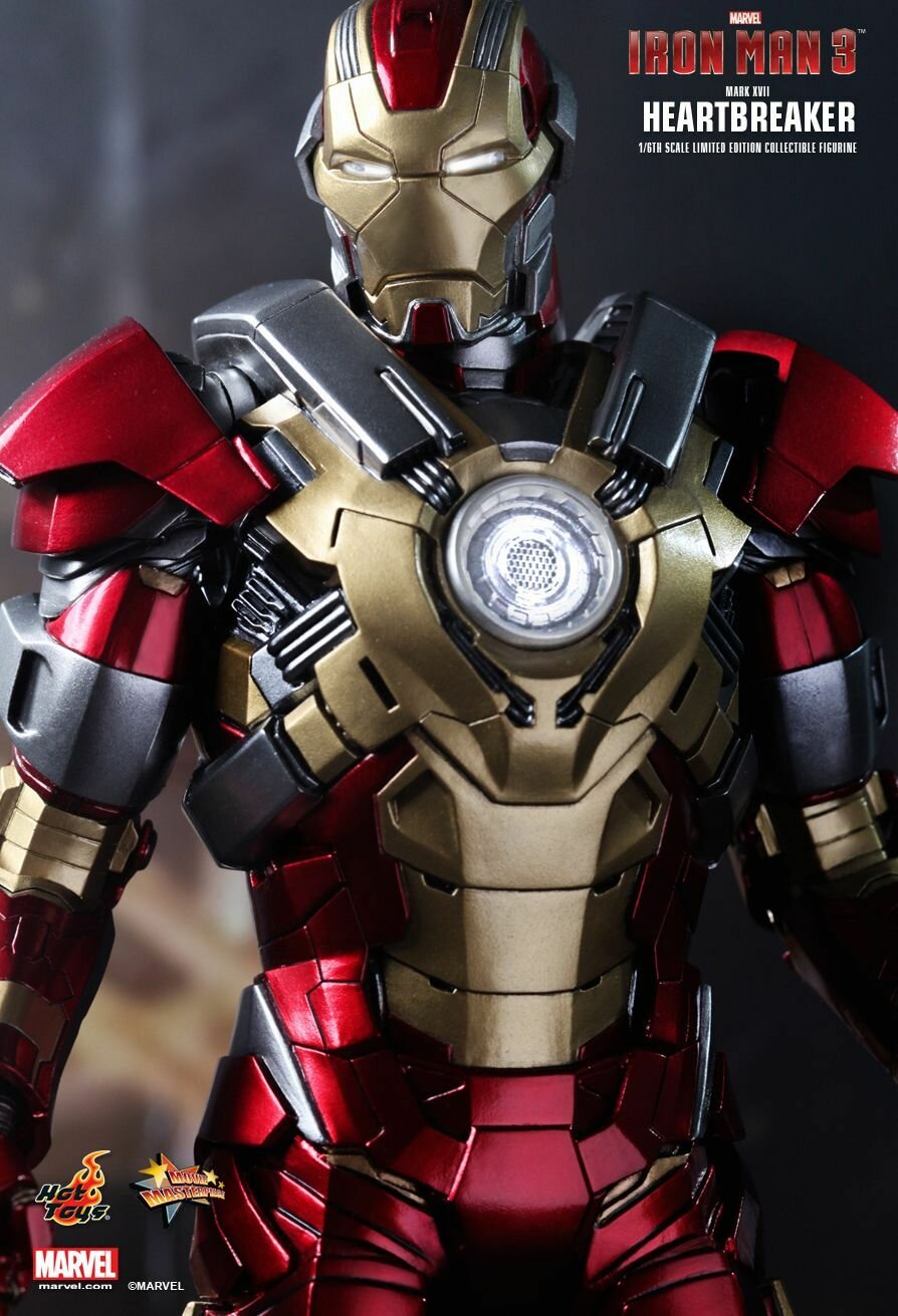Hot Toys Iron Man 3 Heart breaker Mark XVII железный человек фигурка
