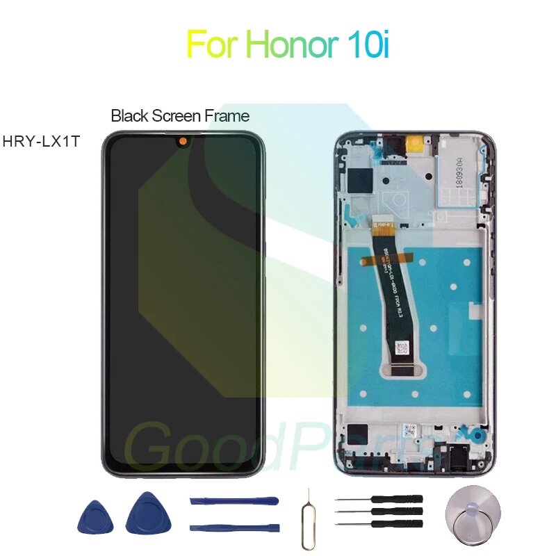 Для Honor 10i Замена экрана 2340*1080 HRY-LX1T Для Honor 10i ЖК-дисплей с Black Screen Frame