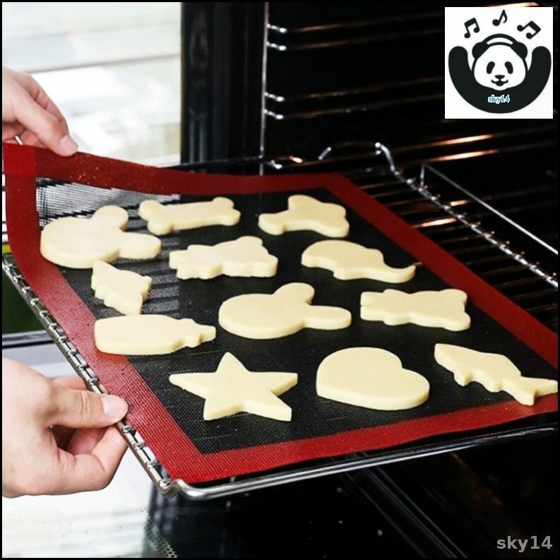 Эксклюзивные коврики для запекания из силикона 2 шт 30х40 см с округлыми краями дышащие