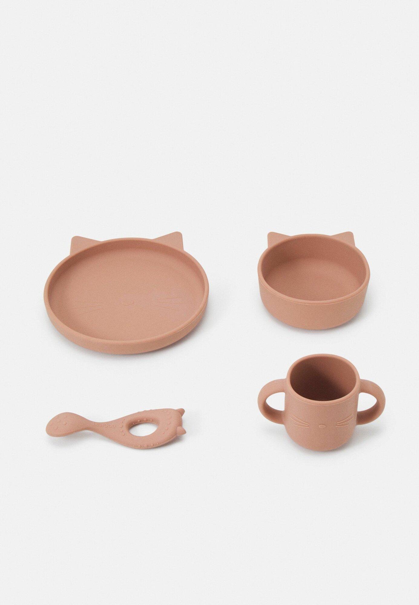 Набор детской посуды LIEWOOD VIVI SET из 4 предметов, цвет светло-розовый