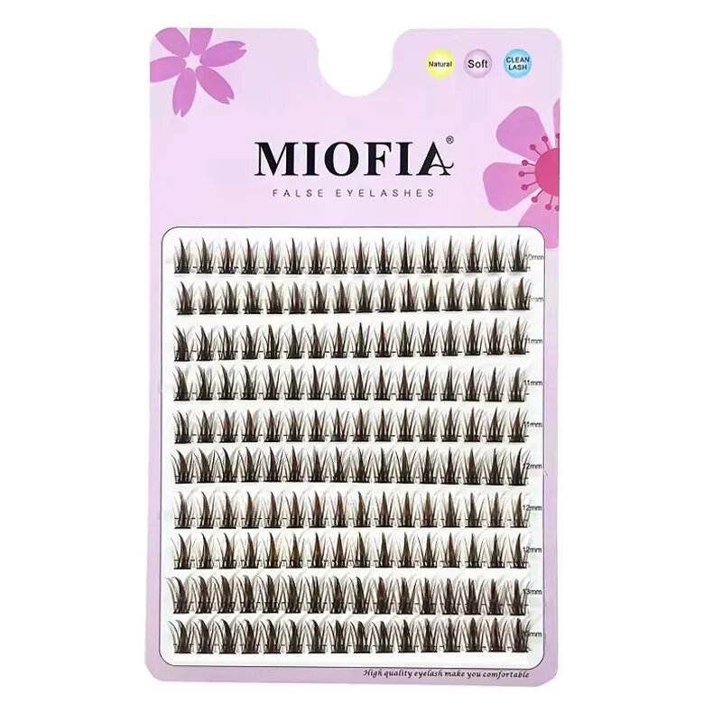 Индивидуальные ресницы Miofia, 8 мм, Brown wheat ears