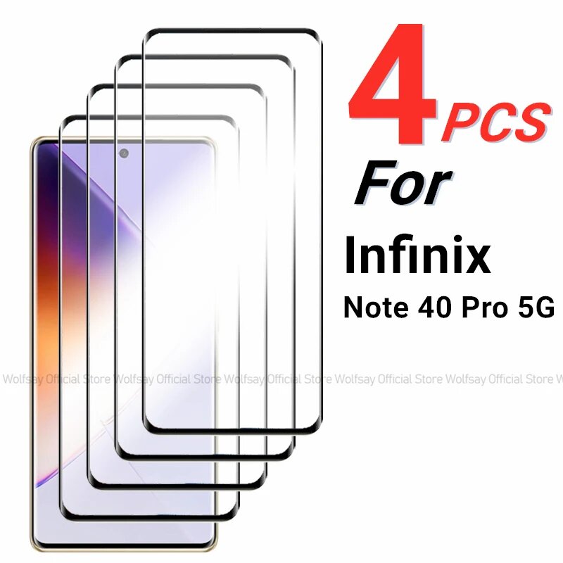 Защитное стекло Infinix Note 40 Pro, 2 шт.
