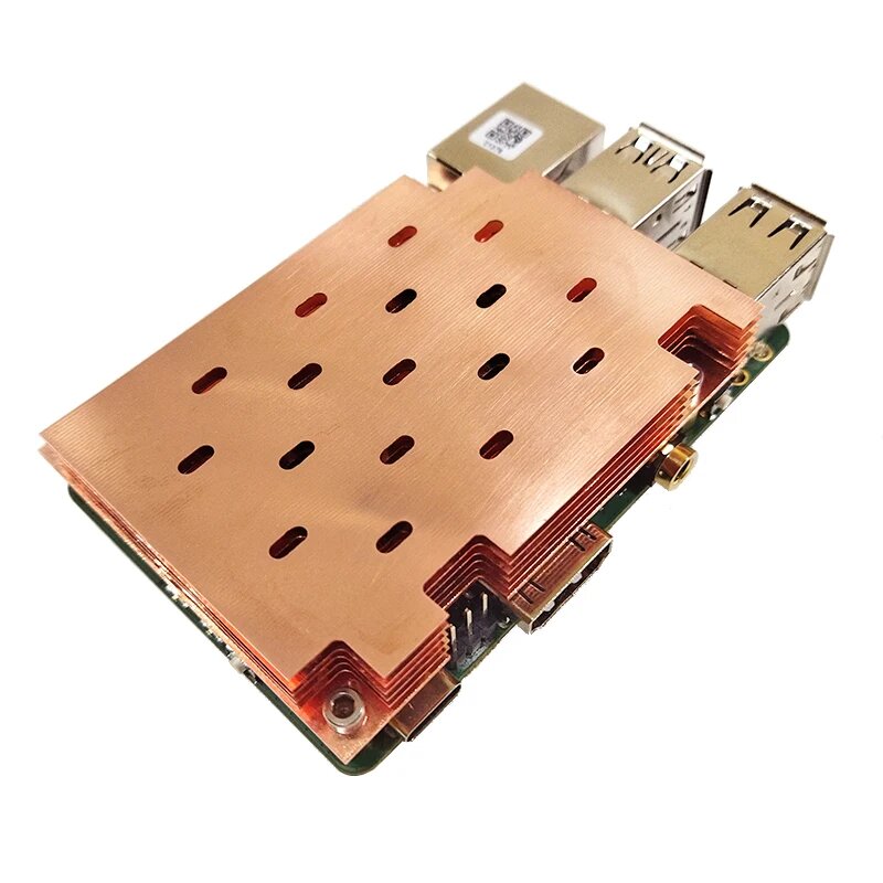 NBcooler Медный радиатор для Radxa Dragon Q6A