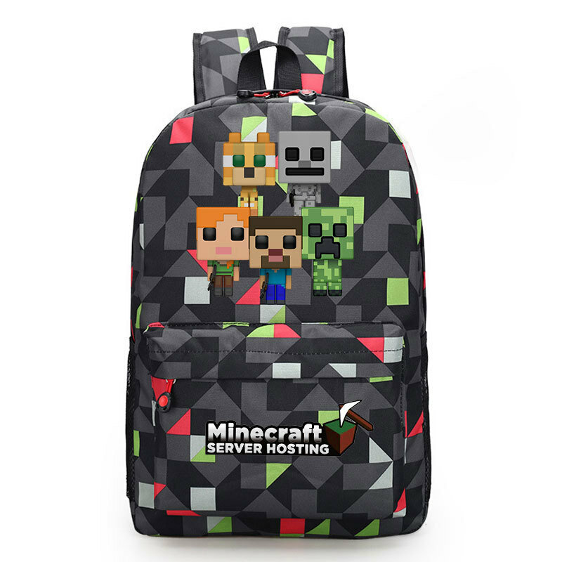 Школьная сумка Minecraft, рюкзак для школьников начальной школы, рюкзак большой вместимости, рюкзак Эндермена