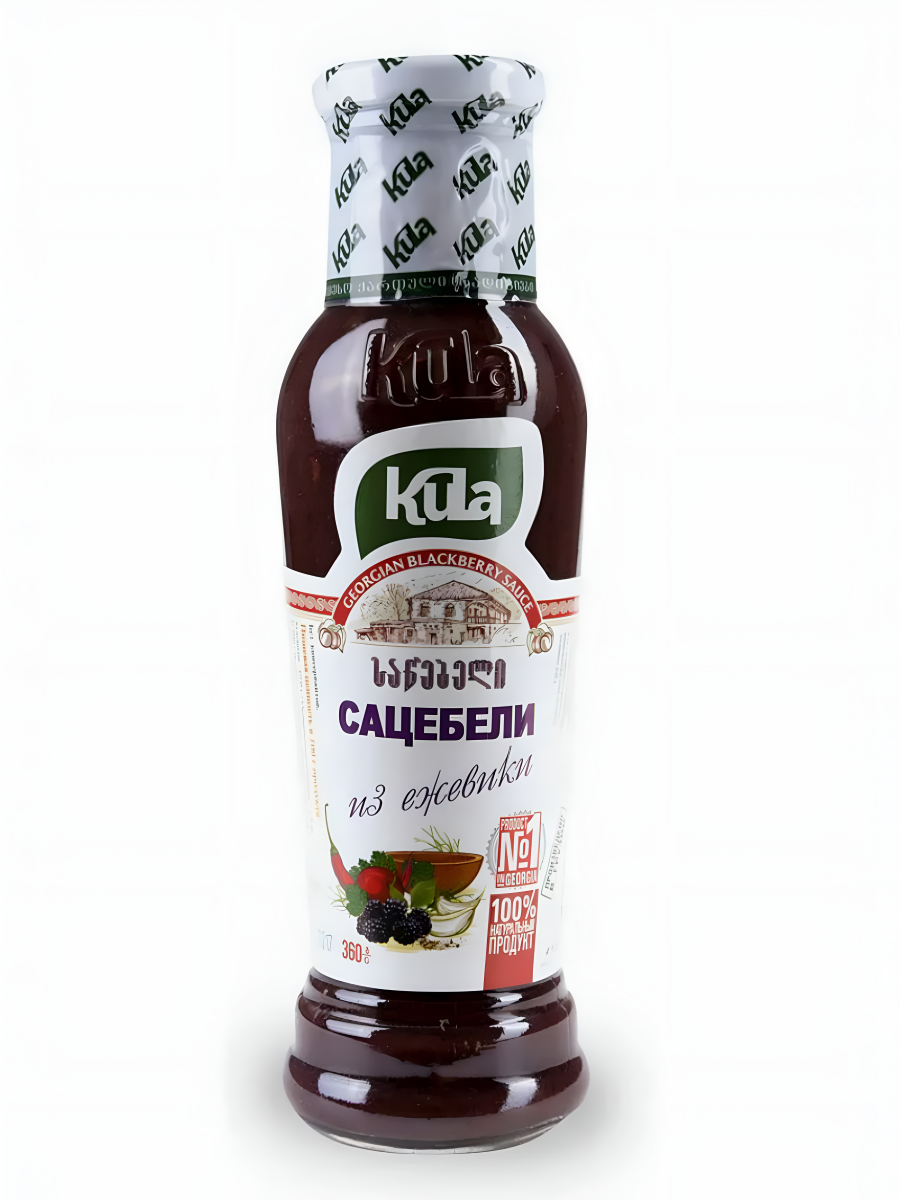 Соус Kula, сацебели, из ежевики, Грузия, стеклянная бутылка, 360 г