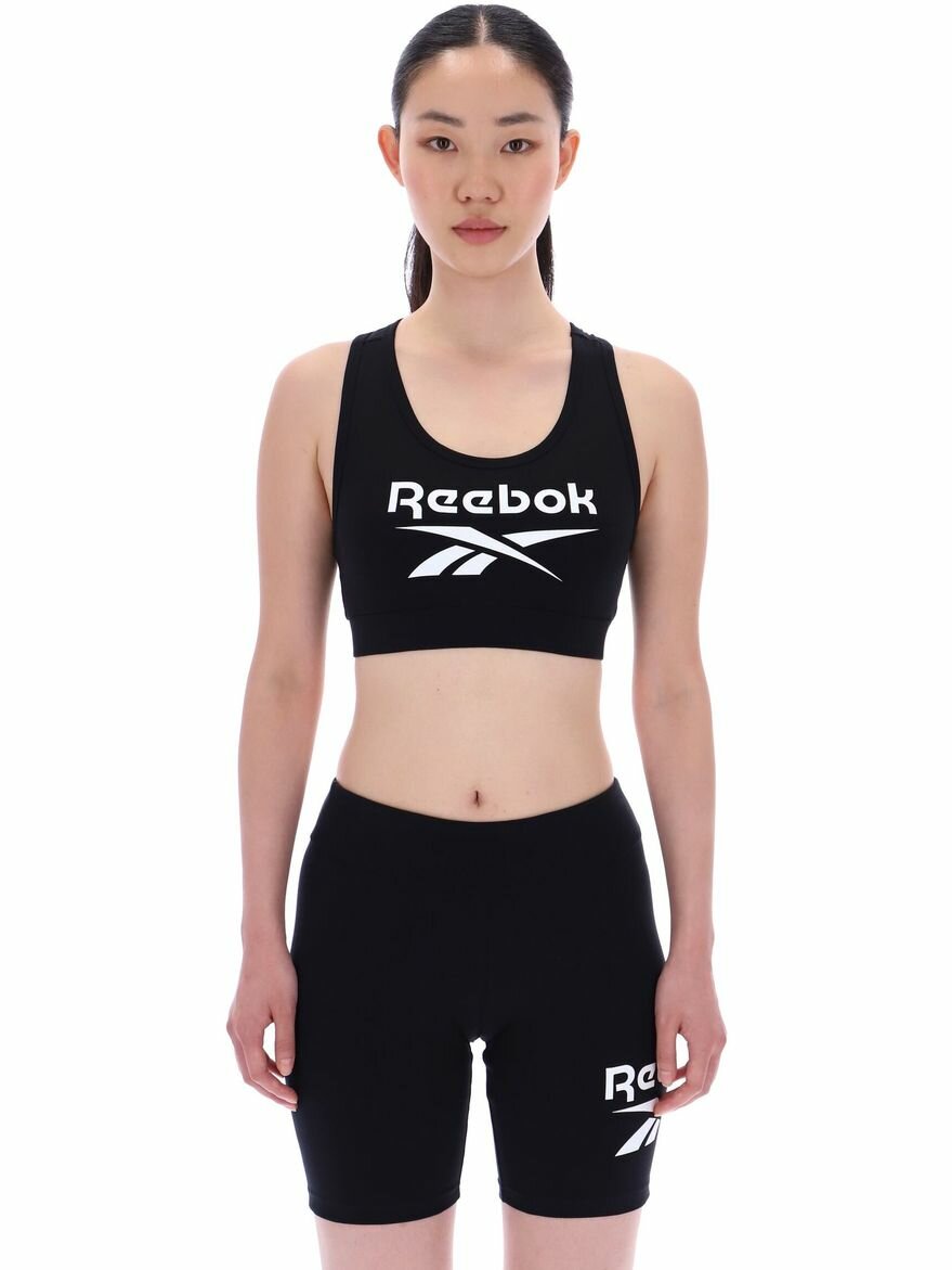 Топ спортивный Monroe Scoop Neck Big Logo Bra Top W