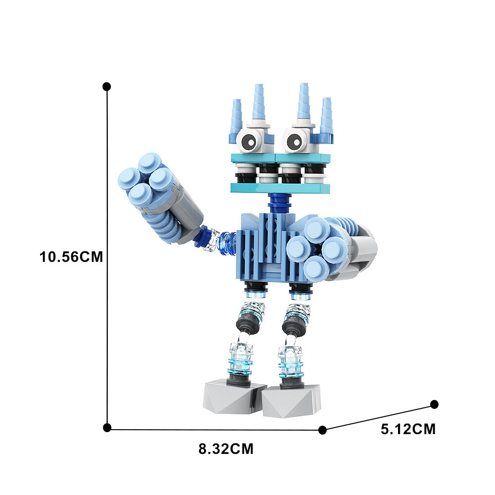 Игрушки-строительные блоки MOC Monster Chorus совместимы с креативными украшениями и подарками LEGO. Дропшиппинг. Эксклюзивно для трансграничных поставок.