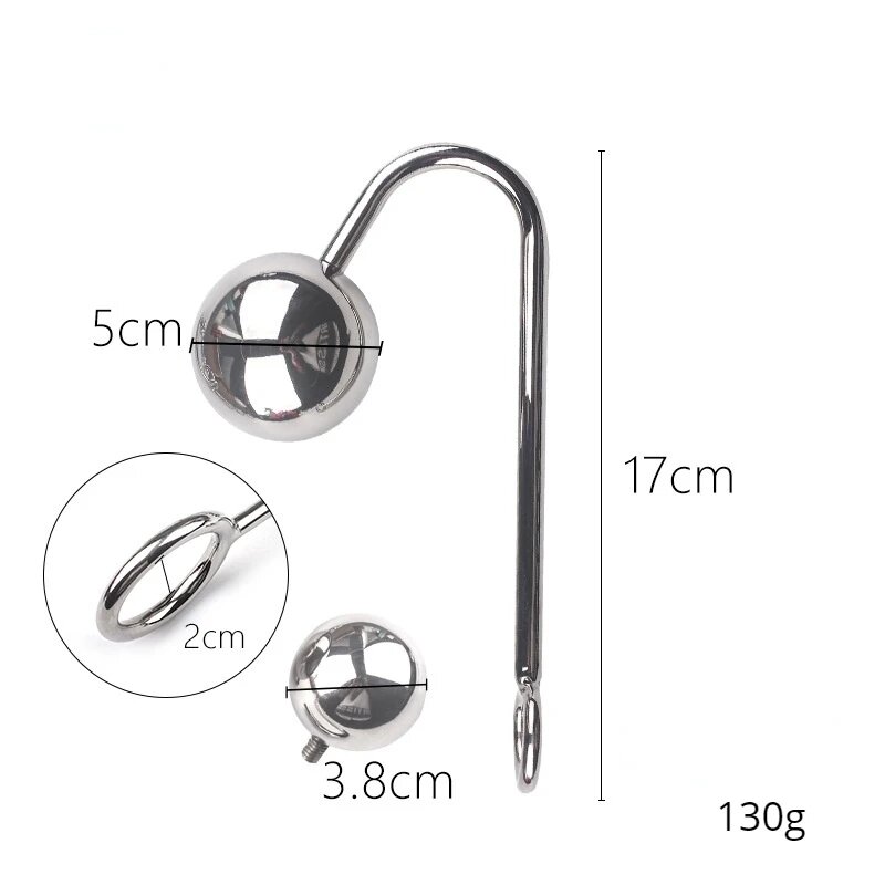 Металлический анальный крючок, БДСМ, секс-игрушки, анальный шарик, Анальная пробка, бондаж, A