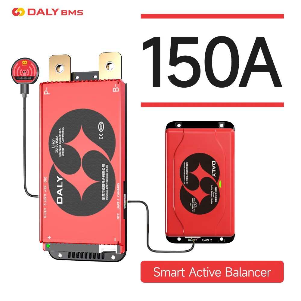 Daly BMS 12s 3.2V 150A Smart Active Balancer