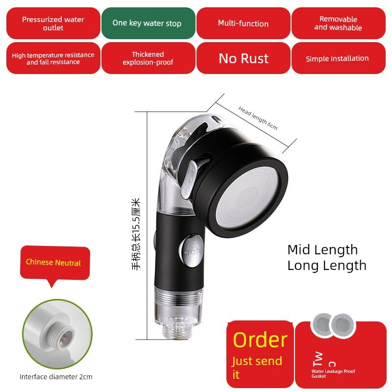 Насадка для душа для ванны, детский душ, детский шампунь с турбонаддувом, мини-маленькая насадка, детский смеситель для