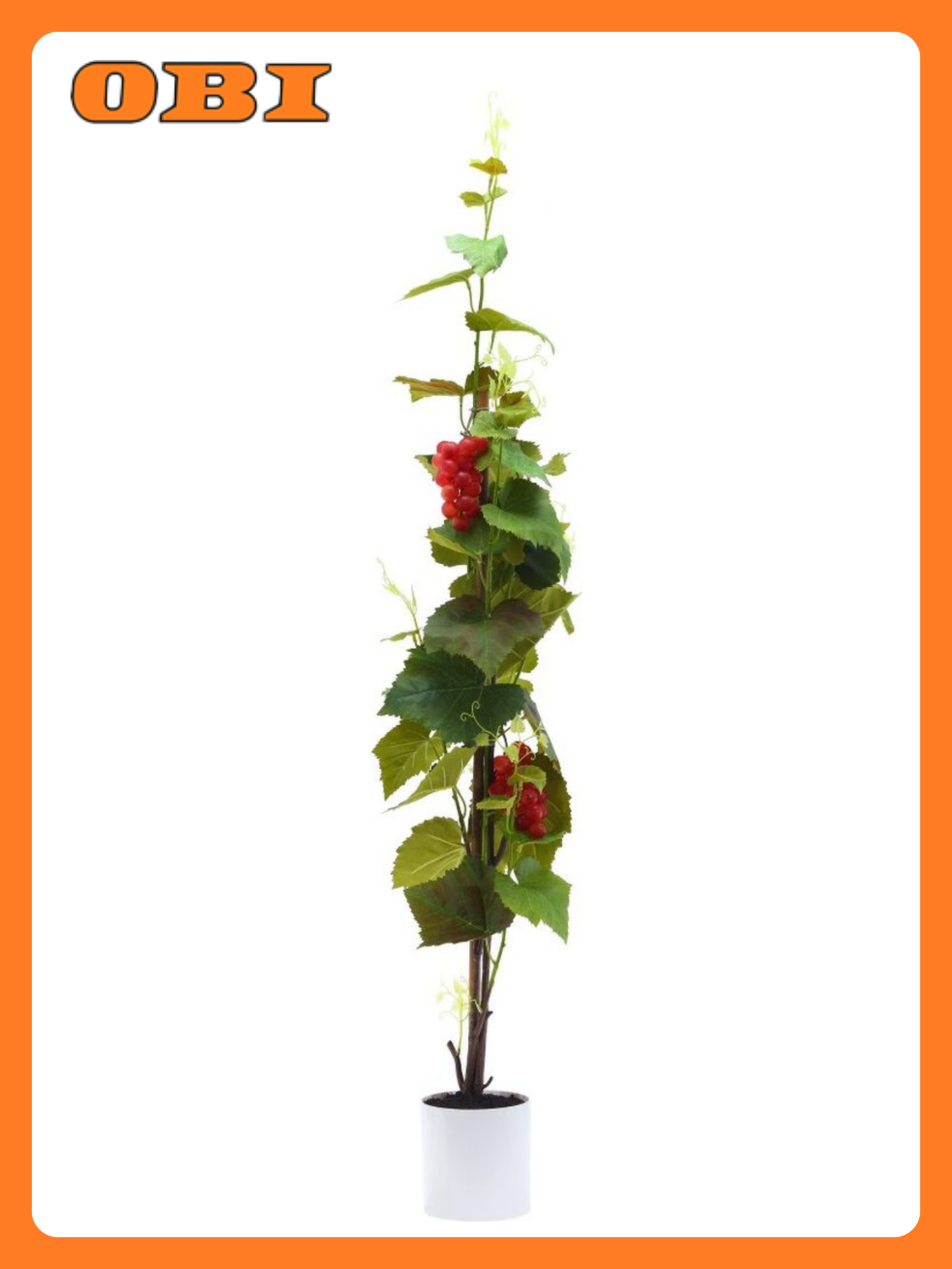 Искусственное дерево "Виноград", полимерные материалы, 113см, зеленый