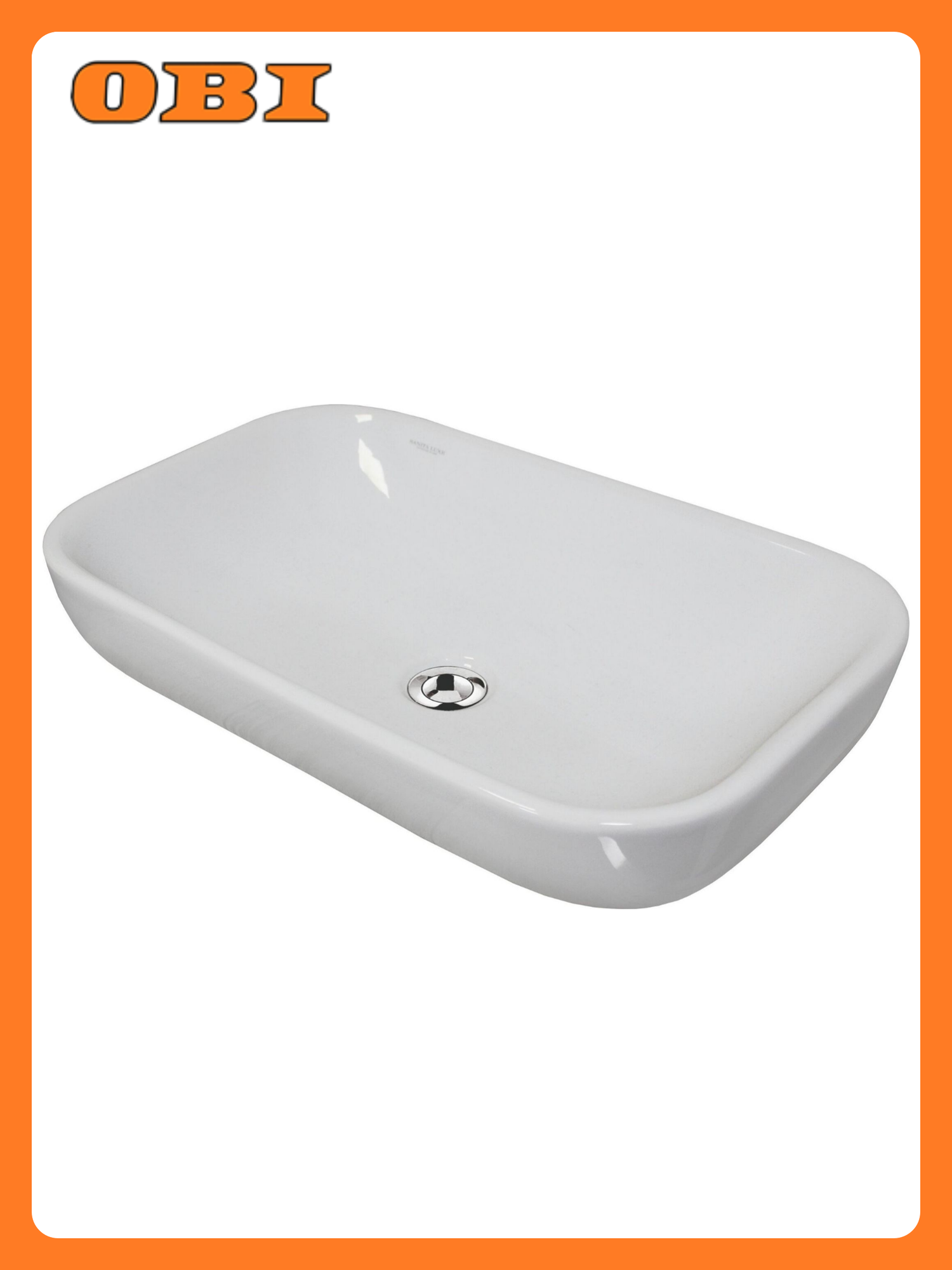 Раковина накладная SANITA LUXE Infinity INFSLWB01 60 см