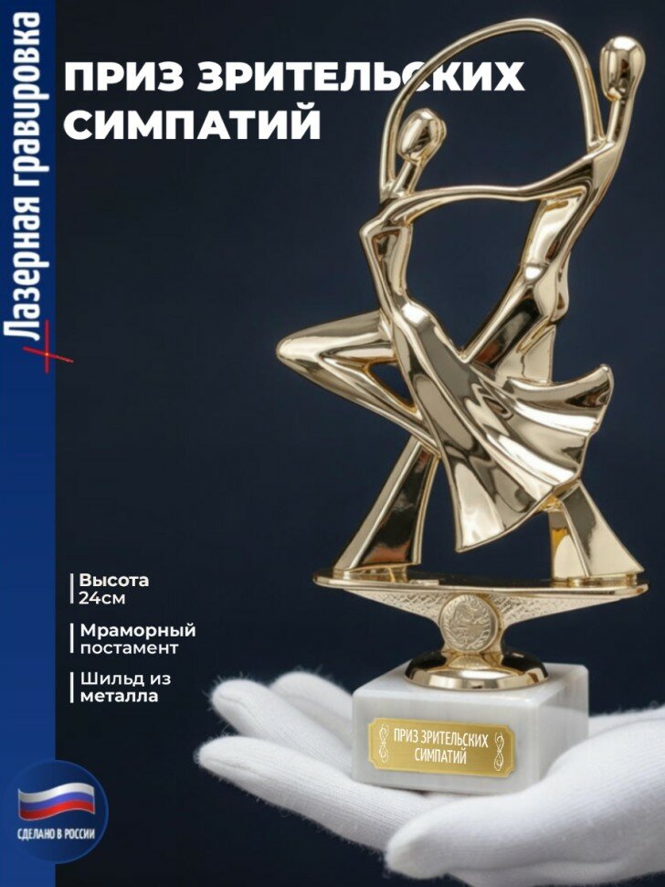Статуэтка Танцевальная пара "Приз зрительских симпатий"