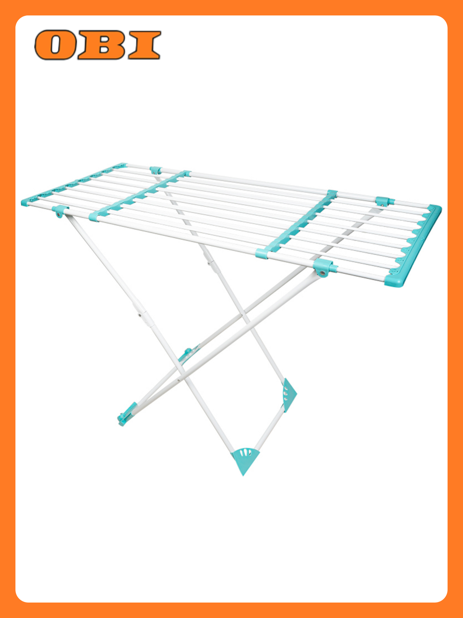 Напольная сушилка Hausmann Aura Deluxe X, складная, 20м, белая