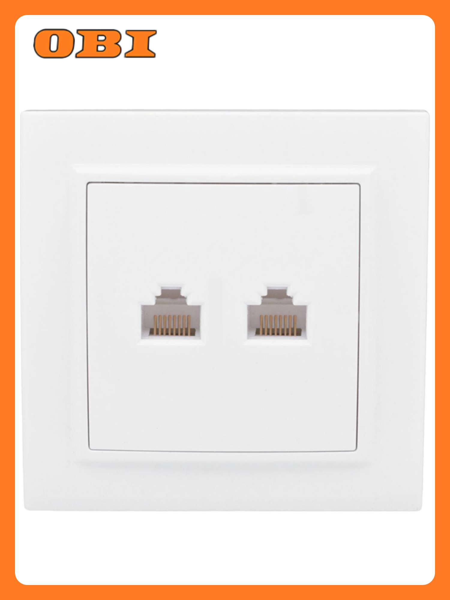 Минск Розетка RJ-45+Phone СП белая EKF Basic