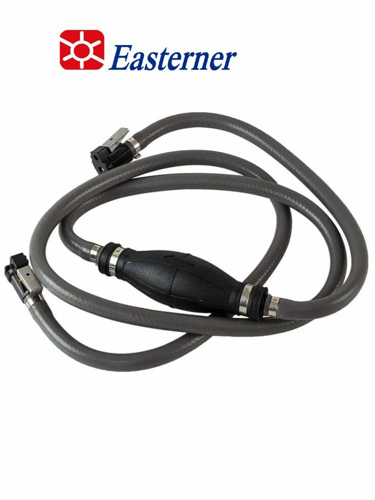 Топливный шланг с большой подкачивающей помпой (грушей), внутренний диаметр 9,5 мм, с коннекторами для двигателя "Yamaha"