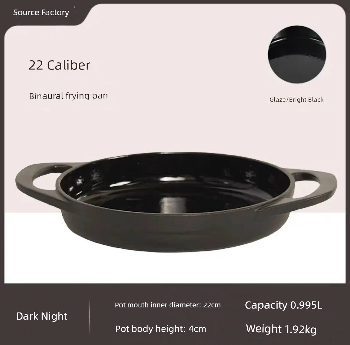 Чугунная эмалированная сковорода с антипригарным покрытием для дома и отеля, для стейков, блинов, жарки, подходит для