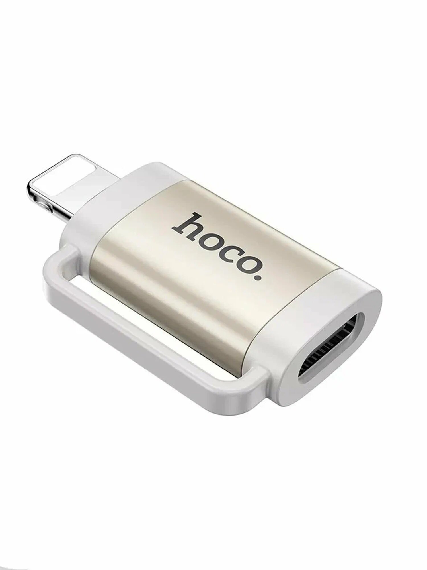 Адаптер Hoco UA31B, для Lightning/Type-C, OTG, алюминиевый сплав, 33×19×7 мм