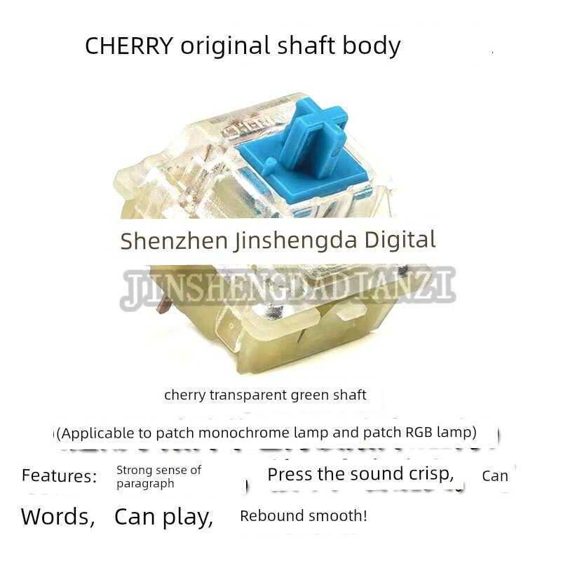 Новые оригинальные немецкие механические переключатели Cherry: зеленый переключатель, красный переключатель, коричневый