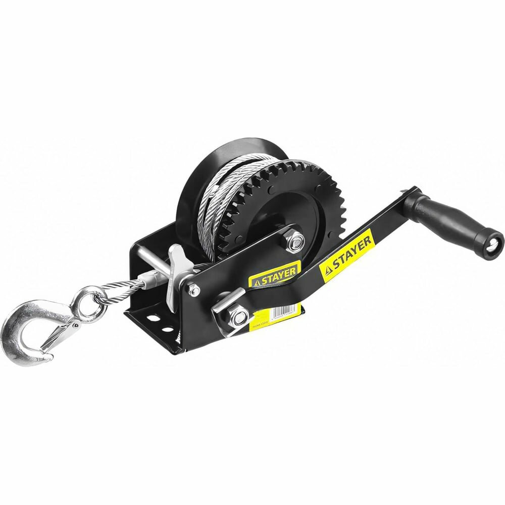 Ручная барабанная лебедка Stayer MASTER 0,45т, 8м 43112-0.5