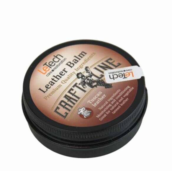 LeTech Натуральный Бальзам для кожи с запахом тосканской кожи Leather Balm (Tuscan Leather) 30мл
