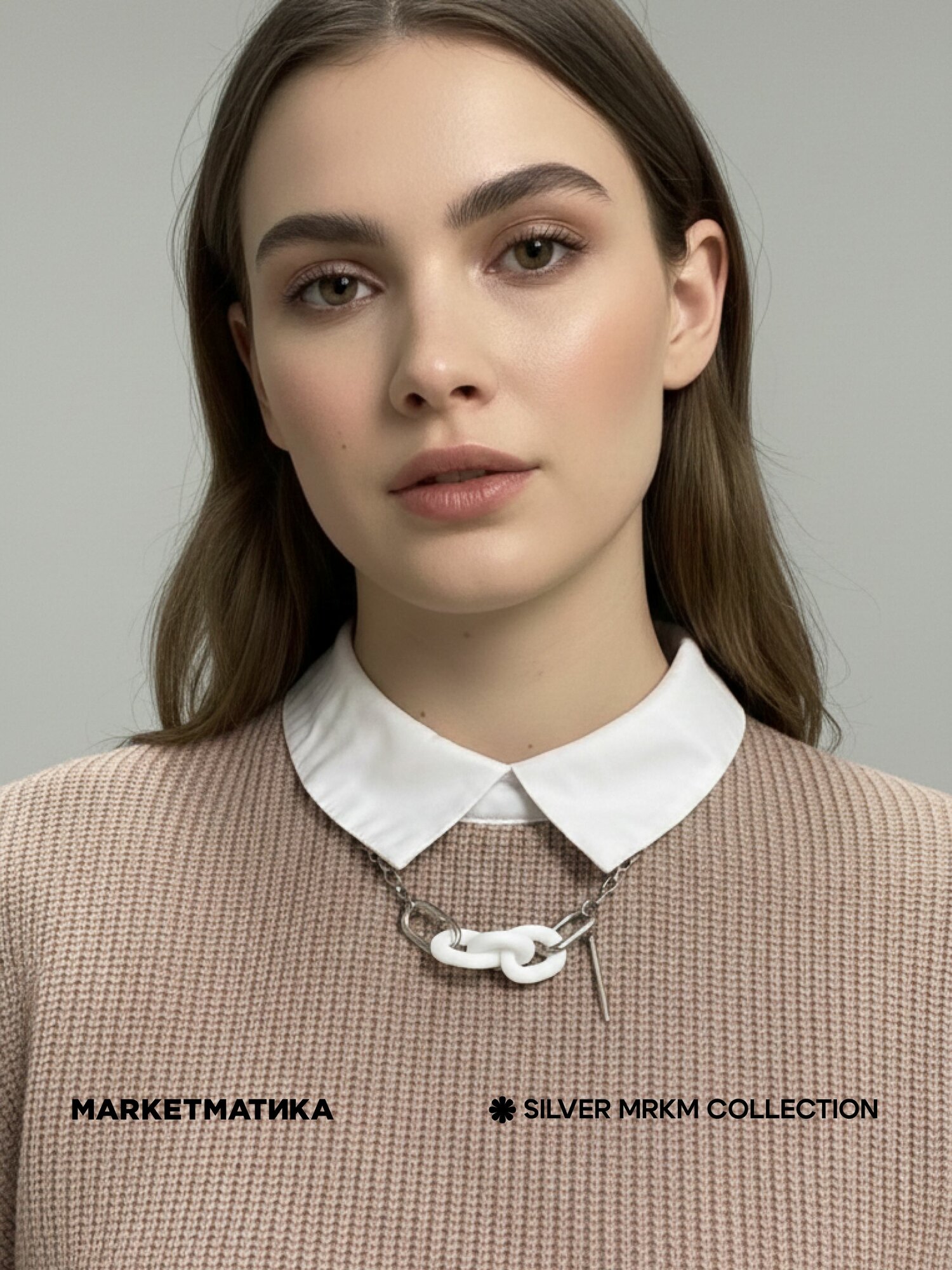 Колье, пластик