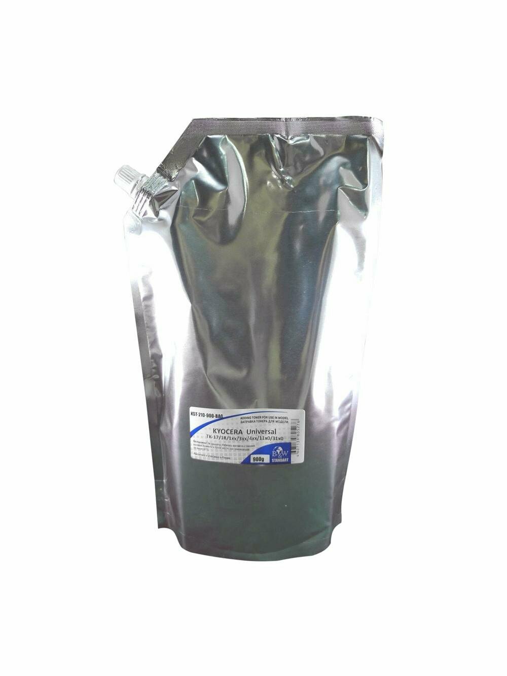 Тонер B&W для Kyocera Universal 350/352/354/435/475/1150/1160/1170/1200/3110/3130/3150/3160 900гр {KST-210-900-bag}