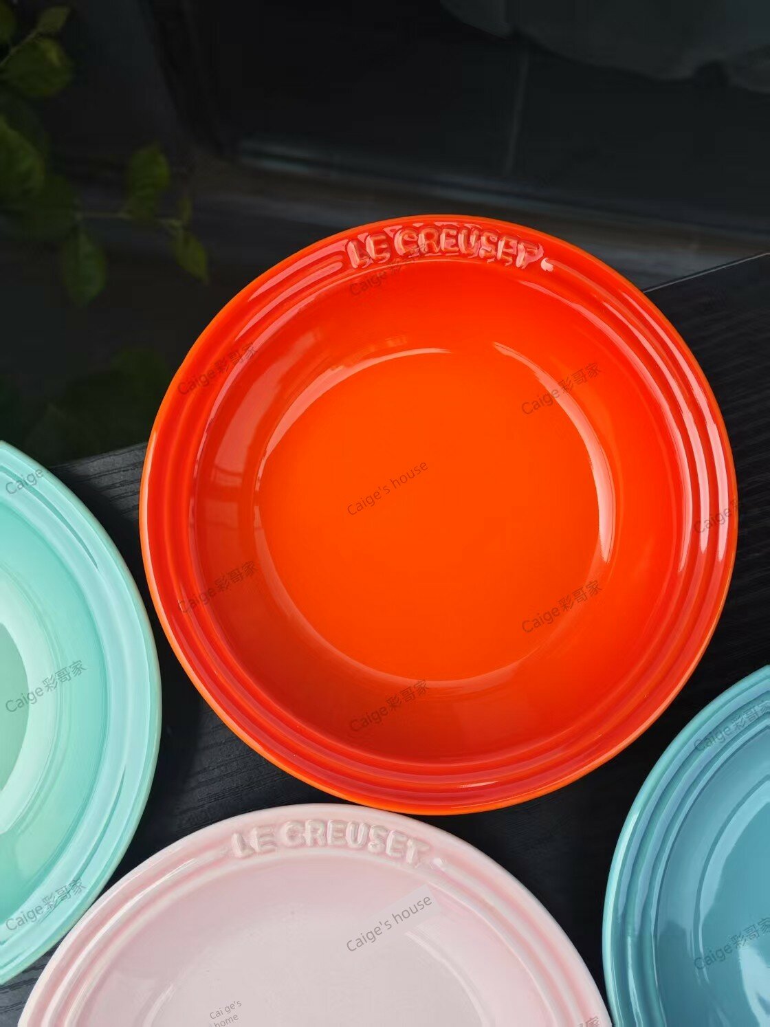 Тарелка-аппетайзер Le Creuset Cool Color 15 см диаметр 200 мл емкость пламенный оранжевый керамическая посуда