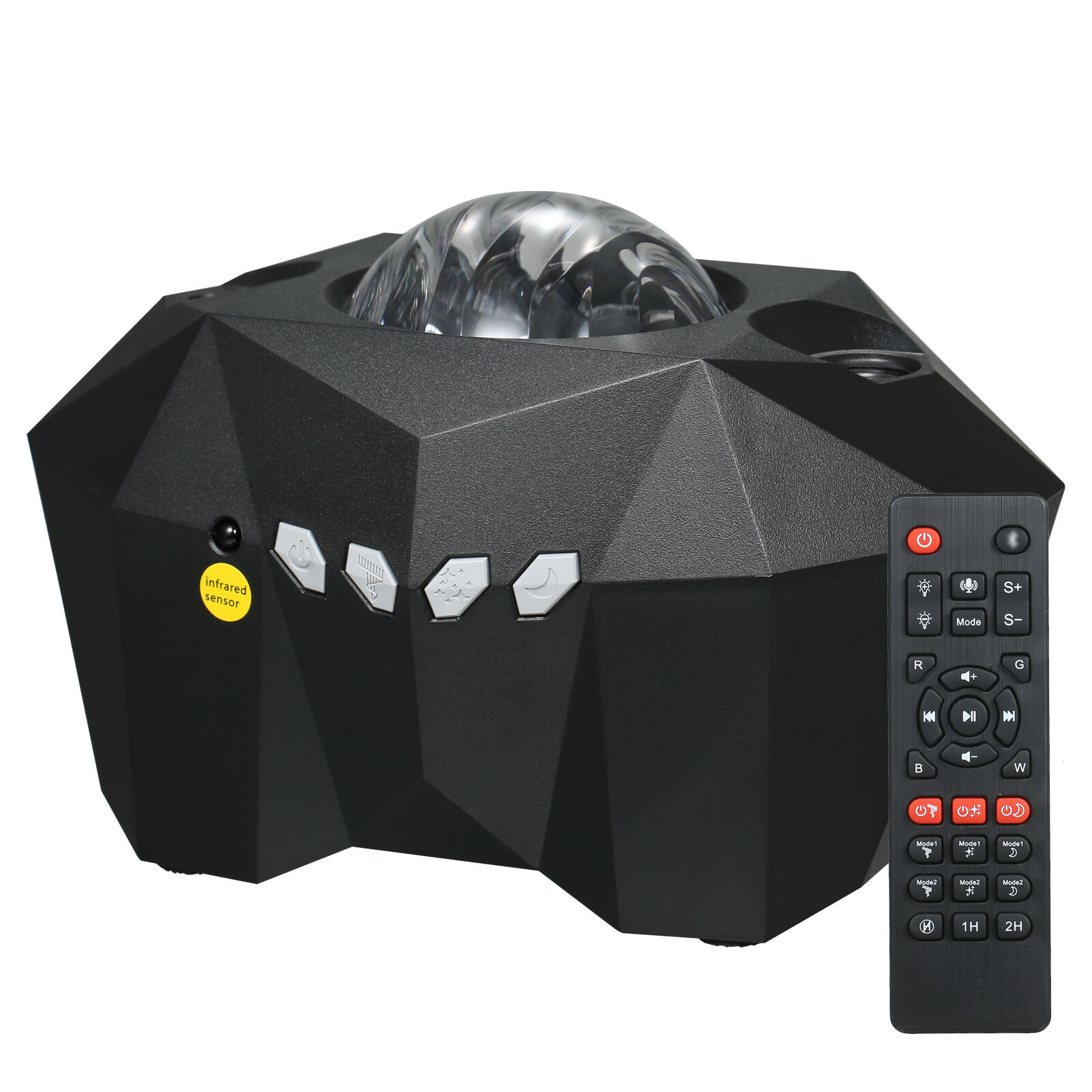 3 в 1 Проектор звезд Fantasy A-urora Star Projector Light Moon Starry Night Lamp с контроллером, поддерживающим подключение BT, голосовое управление, несколько режимов освещения, регулируемую скорость и яркость, функцию таймера, для дома, вечеринок,