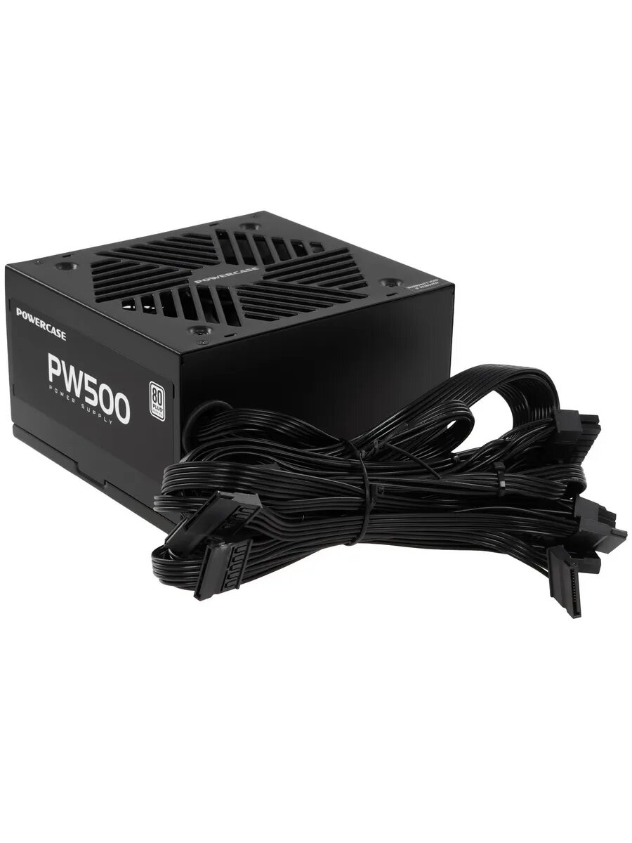 Блок питания PW500 80 Plus ATX 2.31 500W APFC DC-DC 120mm